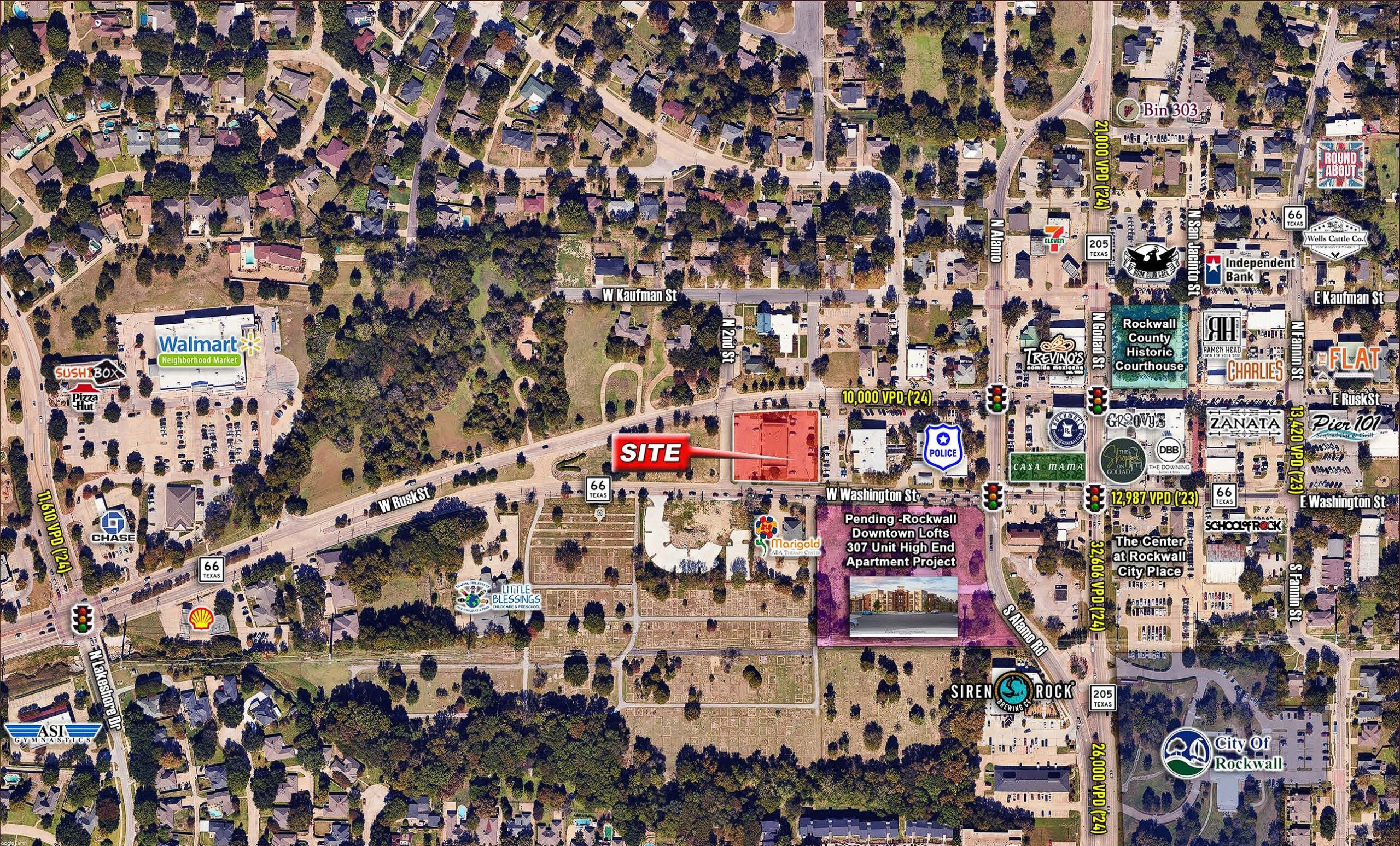 Downtown Rockwall Founder's Hall - Ridge Pointe Commercial Real Estate
